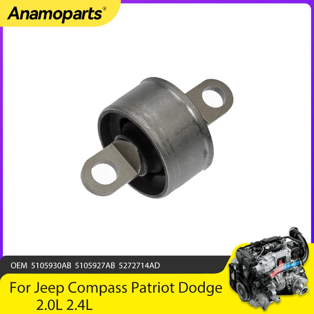 Engine Parts Suspension Trailing Arm Bushing Fit 2.0 2.4 L Gas For Jeep ...