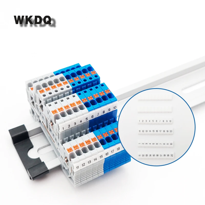 10Pcs-ZBFM3-5-Marking-Labels-For-Multi-Level-Terminal-Block-1-5-mm ...