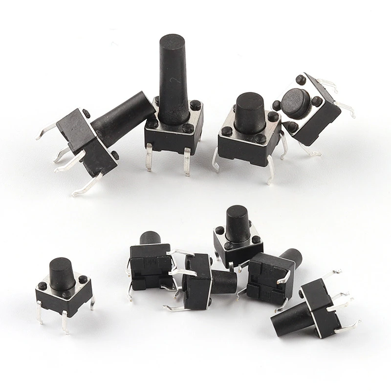 20PCS/lot 6x6mm Tactile Panel Switch Momentary Tactile tact Push Button ...