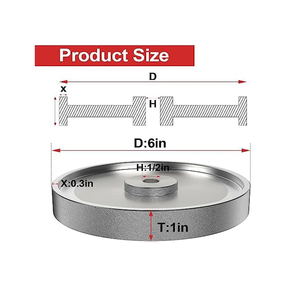 Cbn Grinding Wheel 600 Grit 6 Inch Electroplated CBN Grinding Wheel For ...