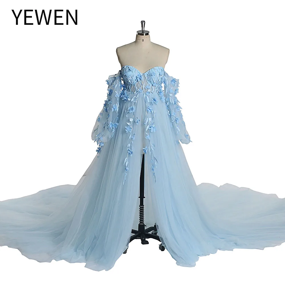 Gorgeous-Long-Sleeve-Tulle-Maternity-Gowns-Maxi-Maternity-Dresses-for ...