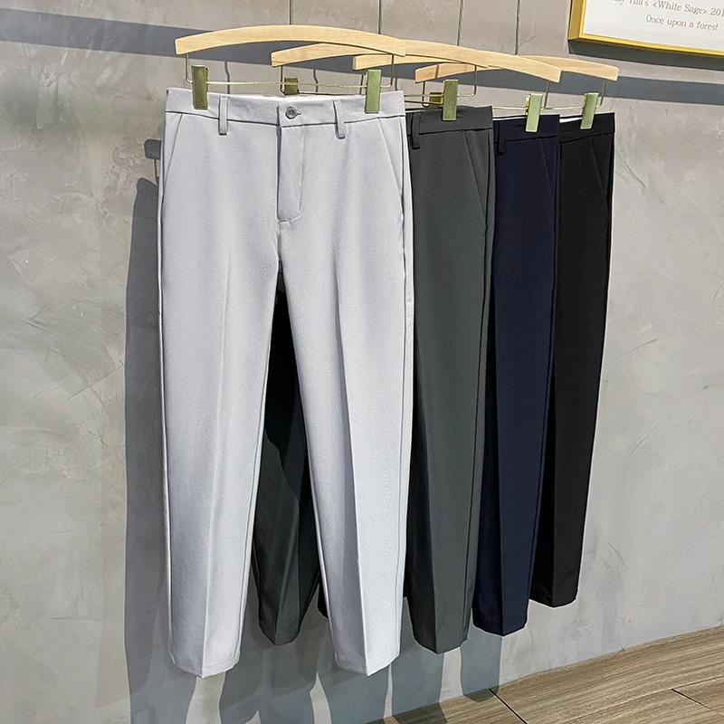 Cal-a-masculina-com-comprimento-de-tornozelo-estilo-coreano-cintura ...