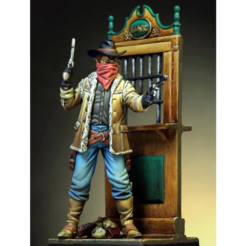 1-32-54mm-Resin-Model-Assembly-Kit-Western-Cowboy-Toy-Model-requires ...