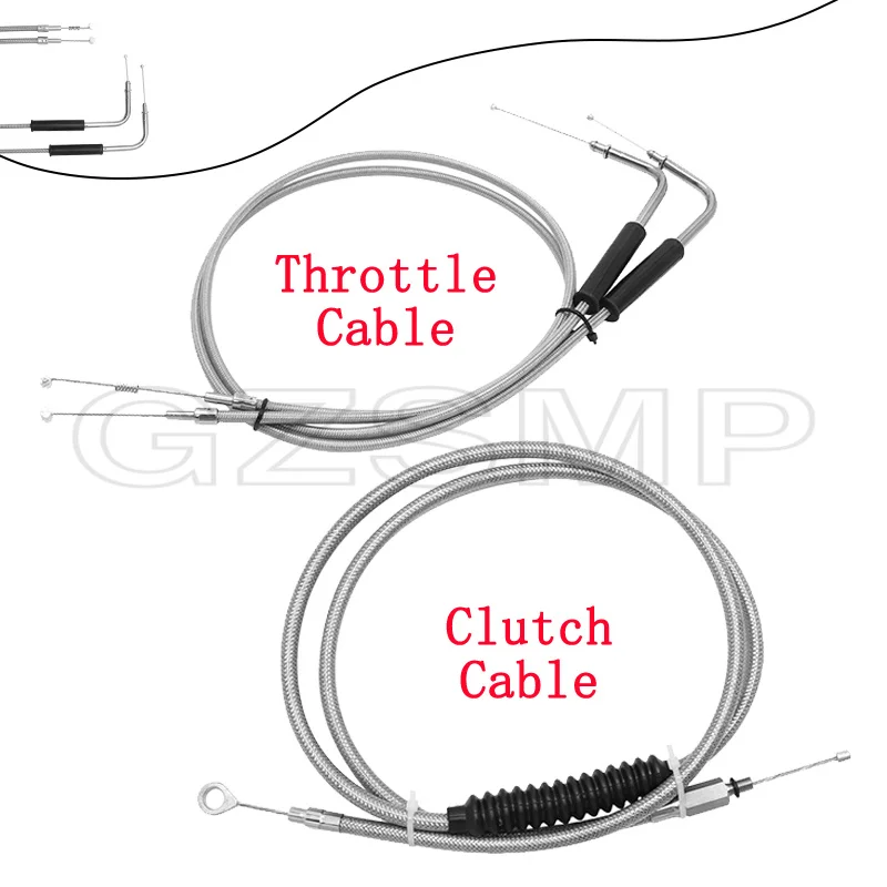 Weaving-Steel-Wires-Motorcycle-Lengthened-Throttle-Cable-Clutch-Cable ...