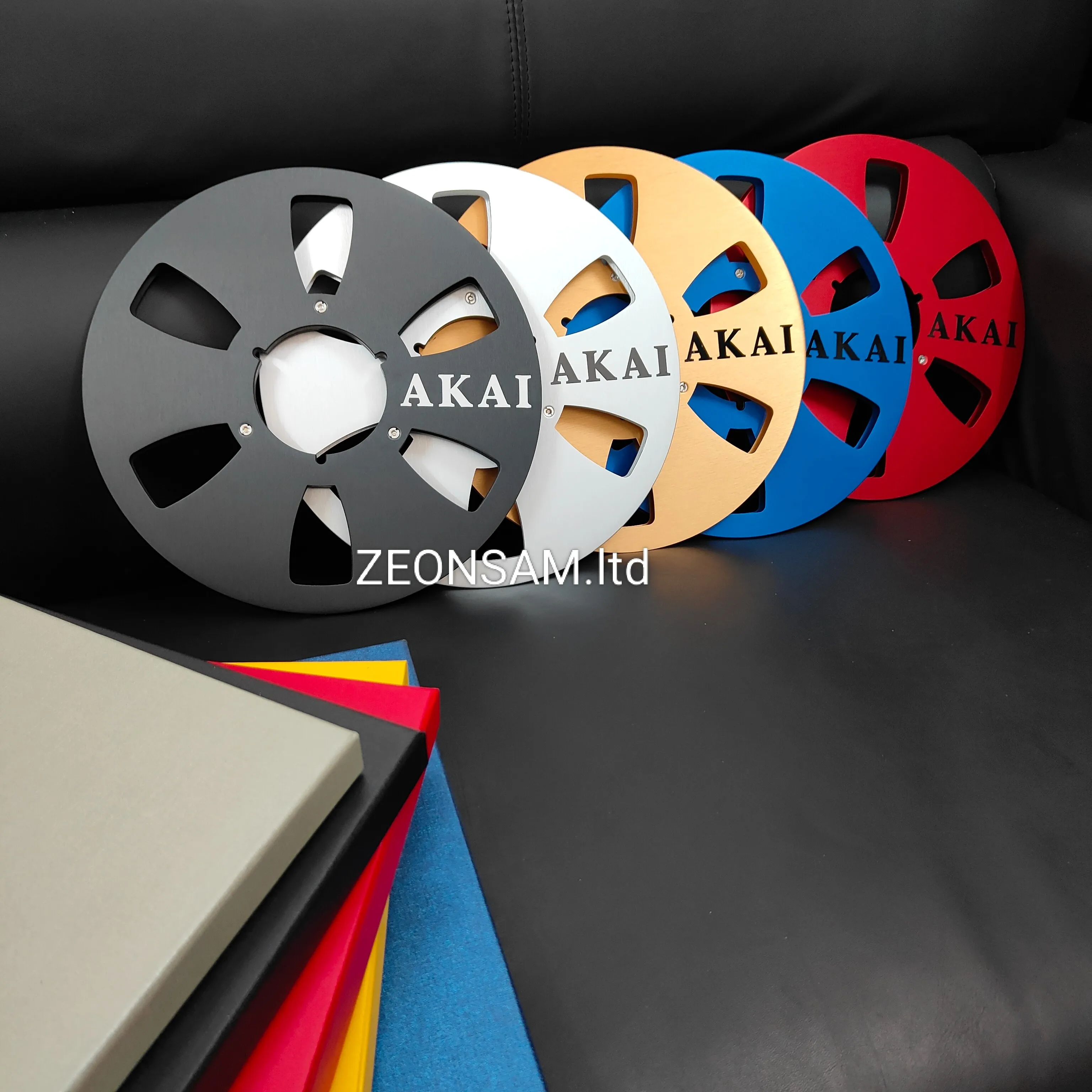 AKAI 10.5" Tape Reel Aluminum Reel to Reel 1/4" Tape Recorders Technics ...