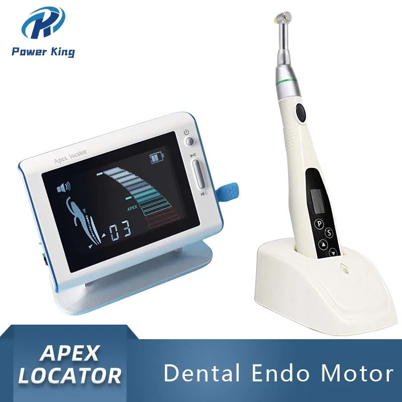 Dental Apex Locator Endo Motor Inteligente 16:1 LED Sem Fio Contra Ângulo Terapia Canal Raiz ...