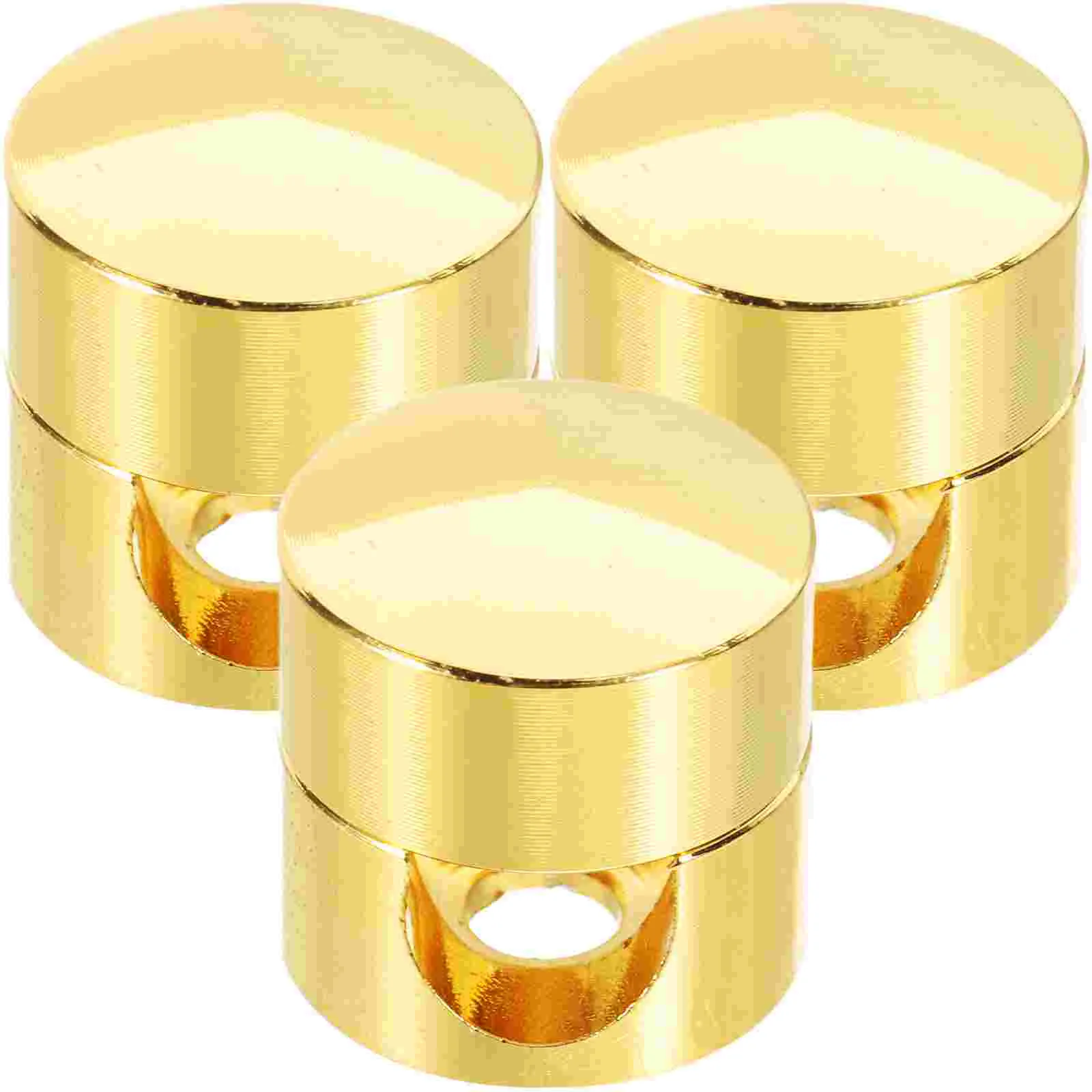 3 Pcs Gold Aluminum Power Cord Fixing Device Cable Management Desk Wire ...