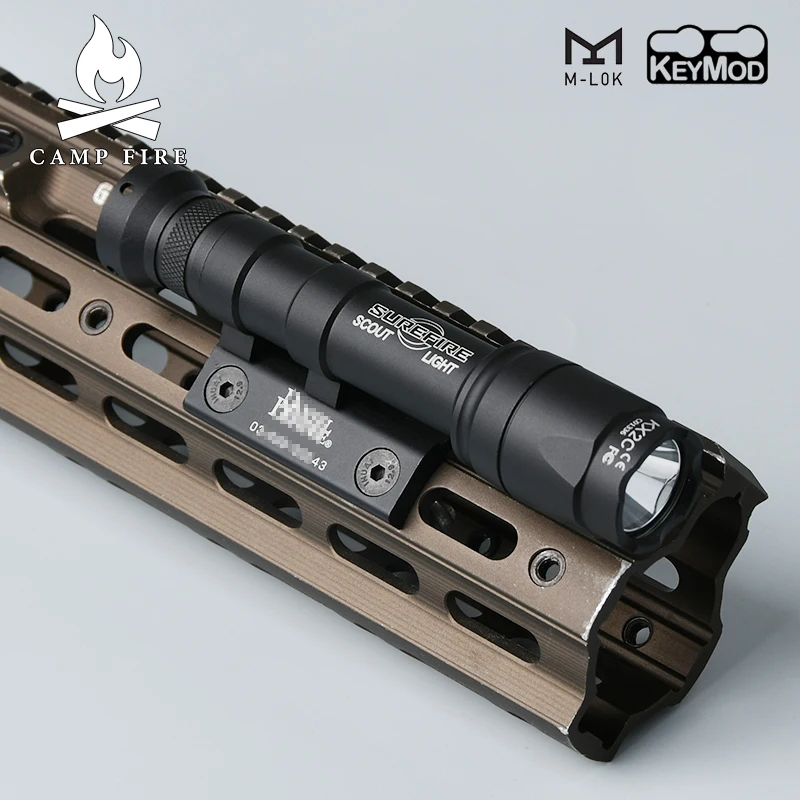 Tactical Danie Defense DD Mount SF M300 M600 Flashlight For MLOK KEYMOD ...