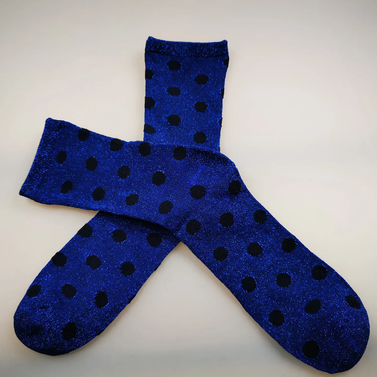 Women's Fancy Shiny Colorful Novelty Glitter Casual Socks Fashion ...
