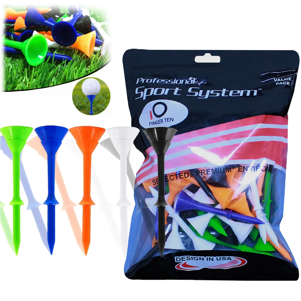 Unbreakable Golf Tee | Golf Tees Plastic - 100 Pcs Golf Plastic Tees 83mm Cup - Aliexpress