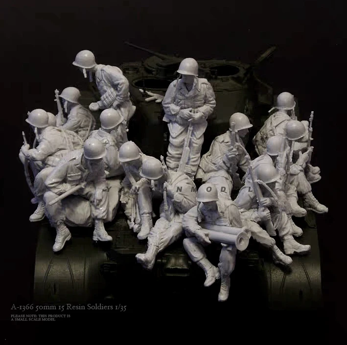 1-35-Resin-Soldier-model-kits-figure-colorless-and-self-assembled-15 ...