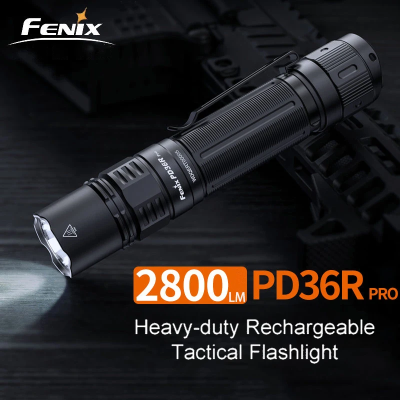 FENIX-PD36R-PRO-Tactical-High-Light-Flashlight-21700-Short-Small-Direct ...