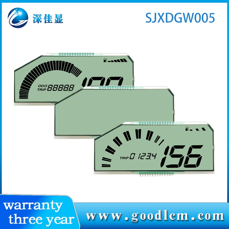 custom-segment-GW005-lcd-display-Cheap-price-HTN-positive-4-5v-segment ...