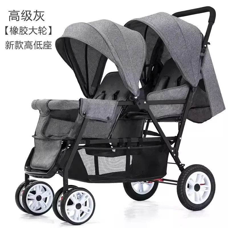 Twin-Strollers-for-Baby-Twins-Cart-Pram-Mutifunction-Lightweight ...