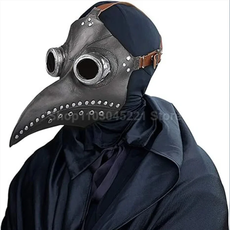 Halloween-medieval-costume-role-playing-mask-long-nosed-bird-mask-long ...