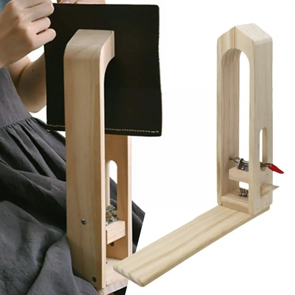 Wood Sewing Tools Leather Craft Retaining Clip Diy Hand Leather Table ...