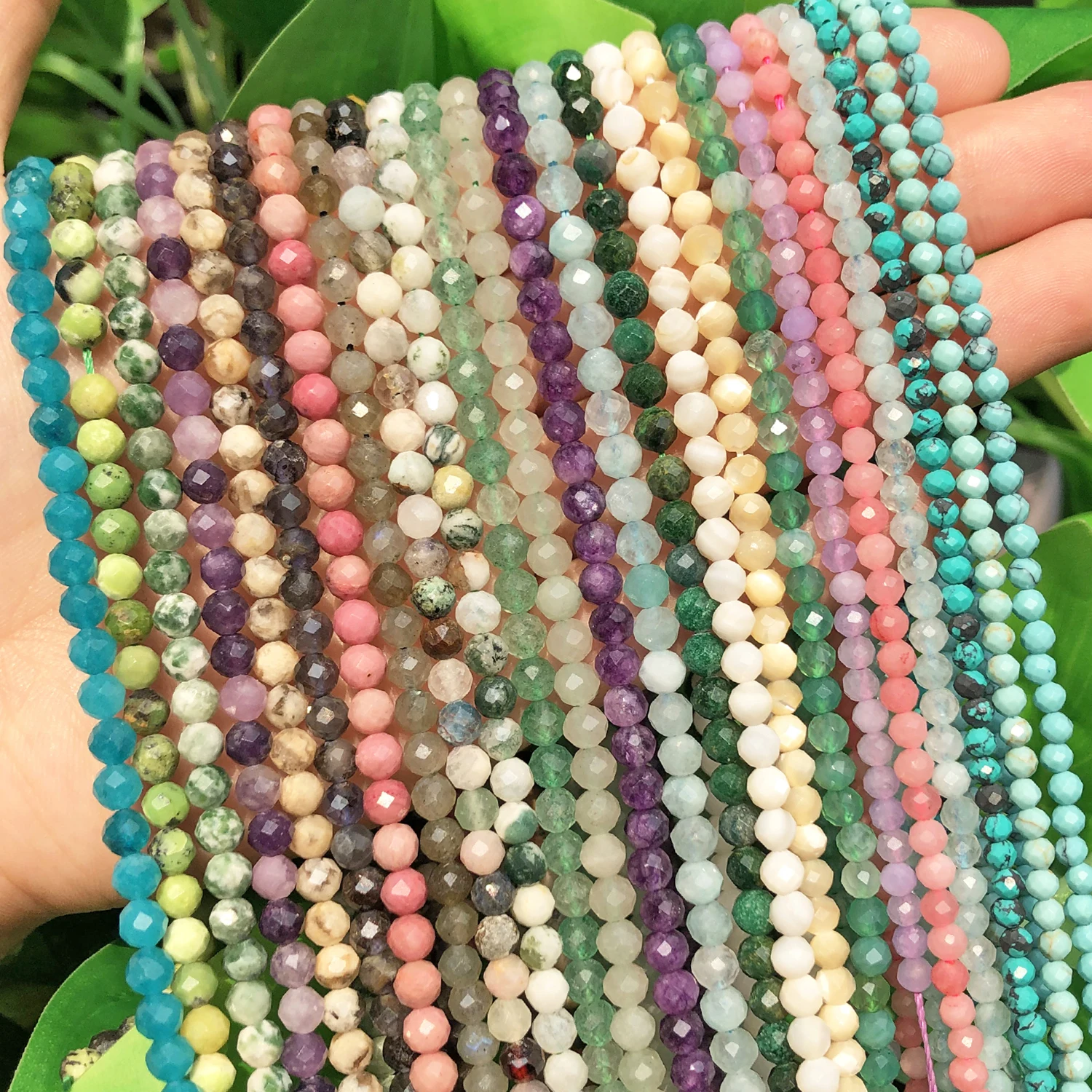 Natural-Gems-Small-Waist-Beads-Trochus-Shell-Aquamarines-Cordierite ...