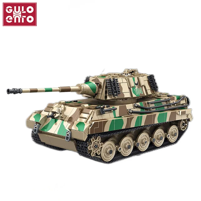 Panzer Tiger II Heavy Tank Military Bausteine WW2 Deutsch Gepanzerte ...