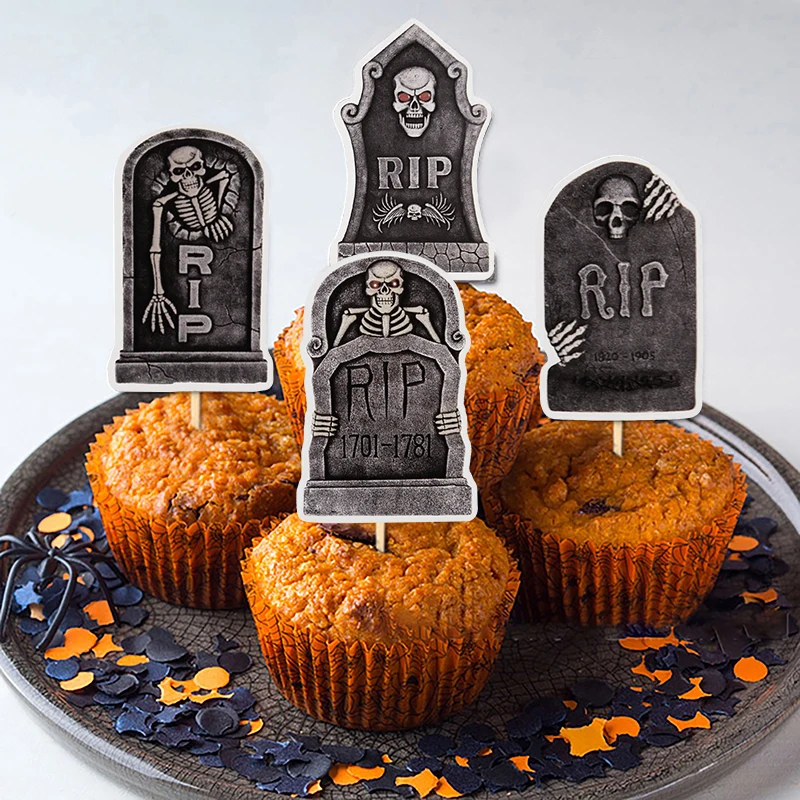 Tombstone Cupcake Picks