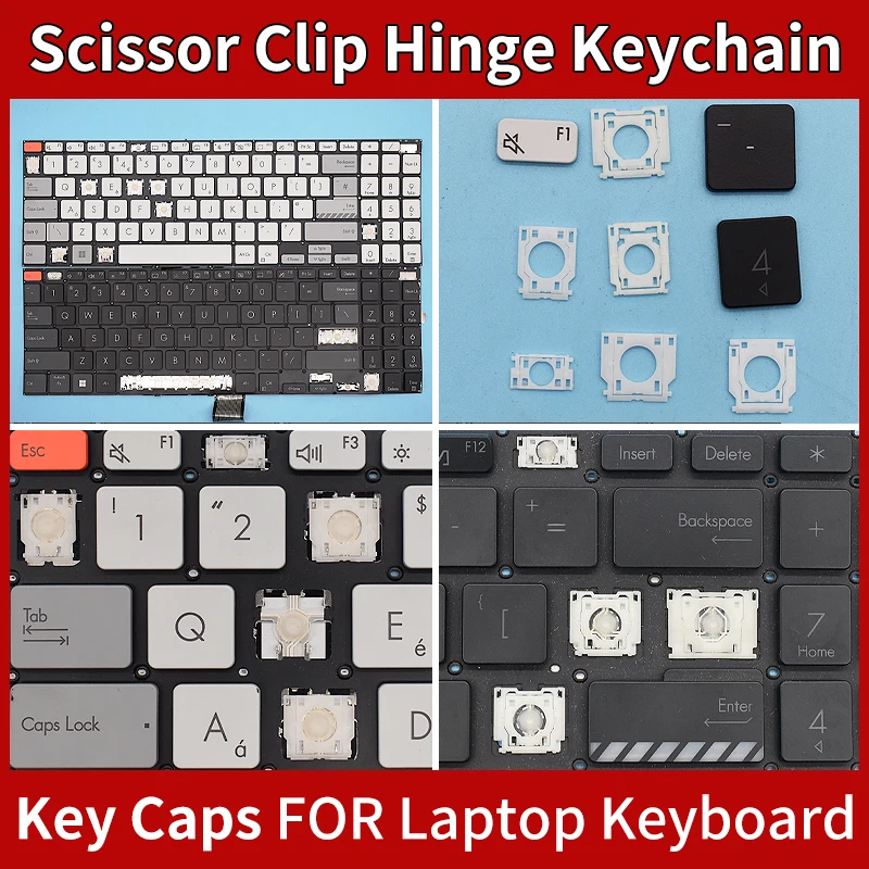 Replacement-Keycaps-Scissor-Clip-Hinge-For-ASUS-Vivobook-15-X1502-X1503 ...