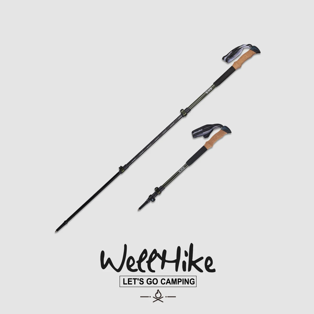 Wellhike Outdoor Telescopic Hiking Stick Hiking High Altitude ...
