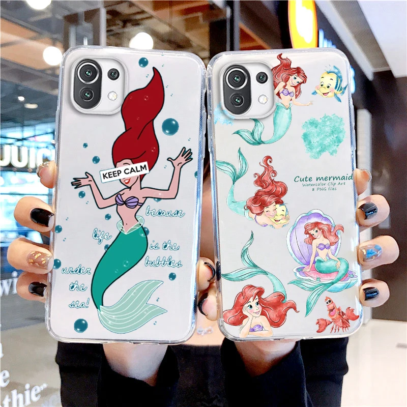 Little Mermaid Silicon Phone Case | Case Little Mermaid Xiaomi - Disney ...