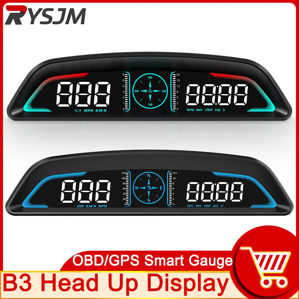 AD-G3-B3-GPS-OBD-HUD-Display-Digital-Car-Speedometer-Accessories-Auto ...