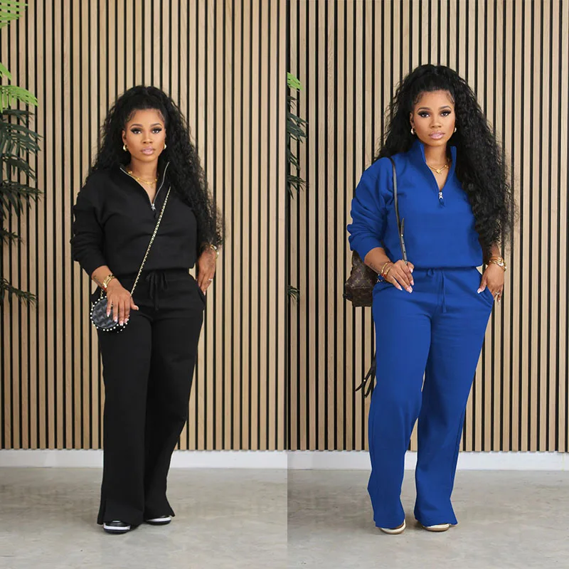 Conjunto-de-sudadera-de-manga-larga-con-cremallera-y-pantalones-de ...