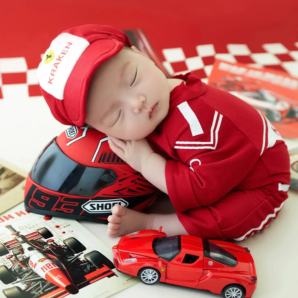 Baby-Racing-Suit-Newborn-Photography-Outfit-Motorcycle-Themed-Baby-Boy ...
