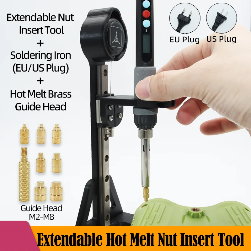 Brass-Heat-Set-Insert-Insert-Knurled-Nut-Press-Tool-Stealth-Press-60W ...