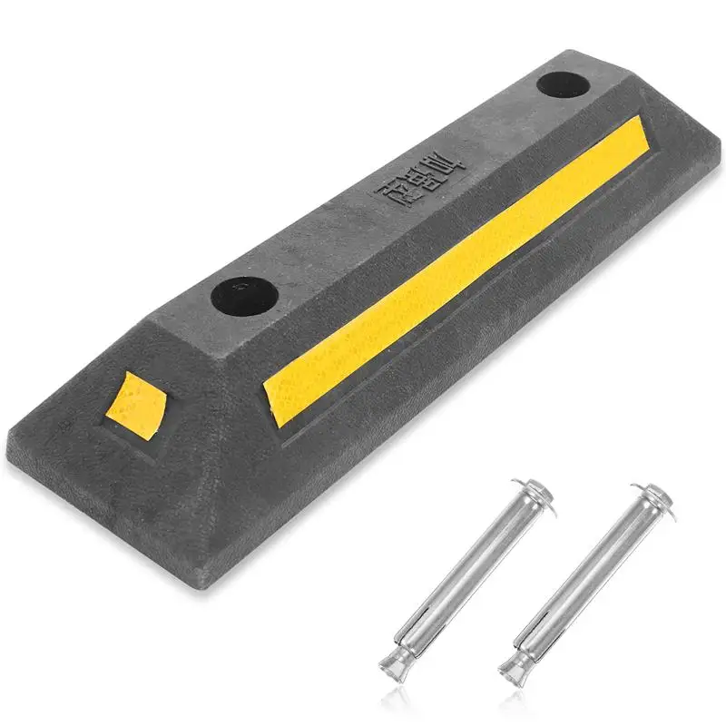 Parking Stopper For Garage Rubber Reinforced Garage Parking Aid Wheel ...