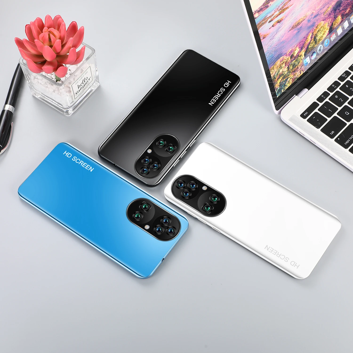 Global Version P60 Pro 7.8 inch Android 11 5G Smartphone 16G RAM 512G ...