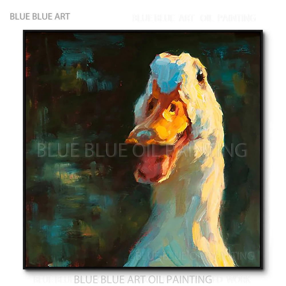 Duck Acrylic Painting