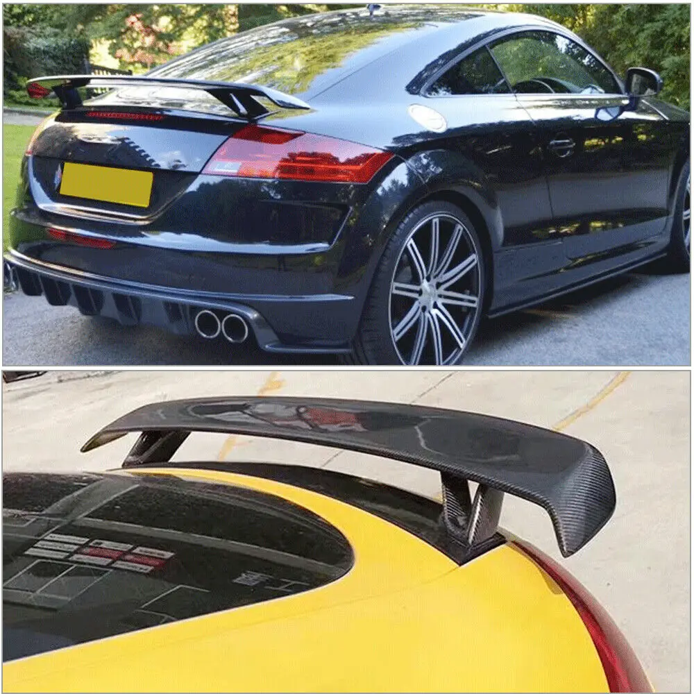 Carbon Fiber / FRP Rear Trunk Boot Spoiler Wing Lip for Audi TT MK2 8J ...