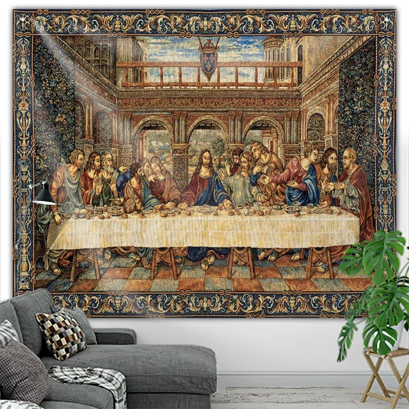 The Last Supper Tapestry Christ Resurrection Jesus Easter Wall Art Room ...