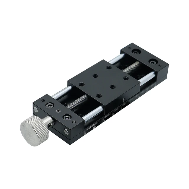 40mm 60mm XY Axis Manual Motion Stage Cross Sliding Table Triangular ...
