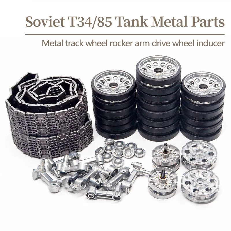 Henglong T34 Tank 3909-1 Toy Accessories Metal Track Road Wheel Drive ...
