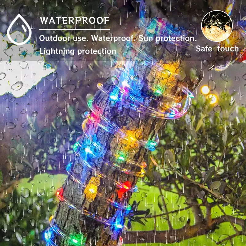 Outdoor-waterproof-Christmas-tree-garden-lights-decorative-lights-LED ...