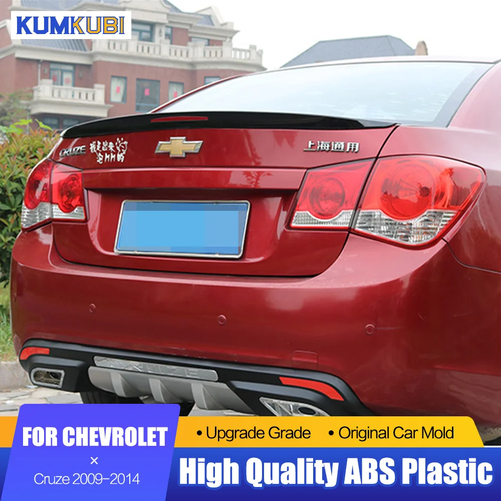 For-Chevrolet-Cruze-Spoiler-2009-to-2014-Pearl-White-Spoiler-High ...