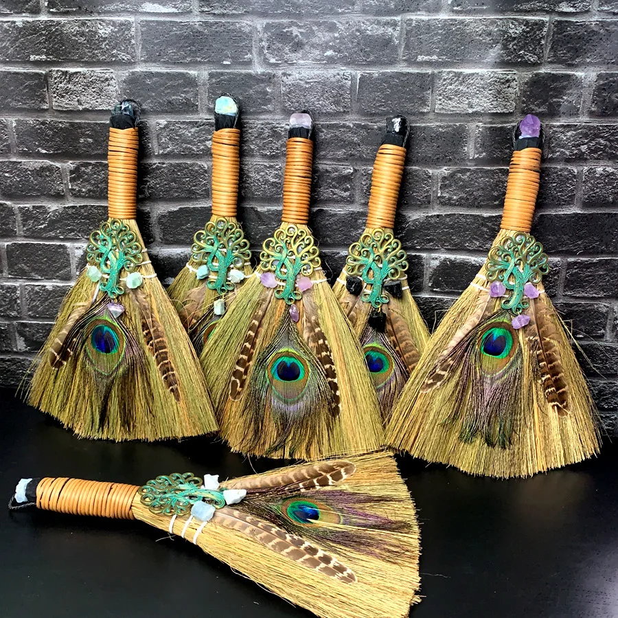 Home-Decor-Halloween-Witch-Broom-Living-Room-Decoration-Big-Broom ...