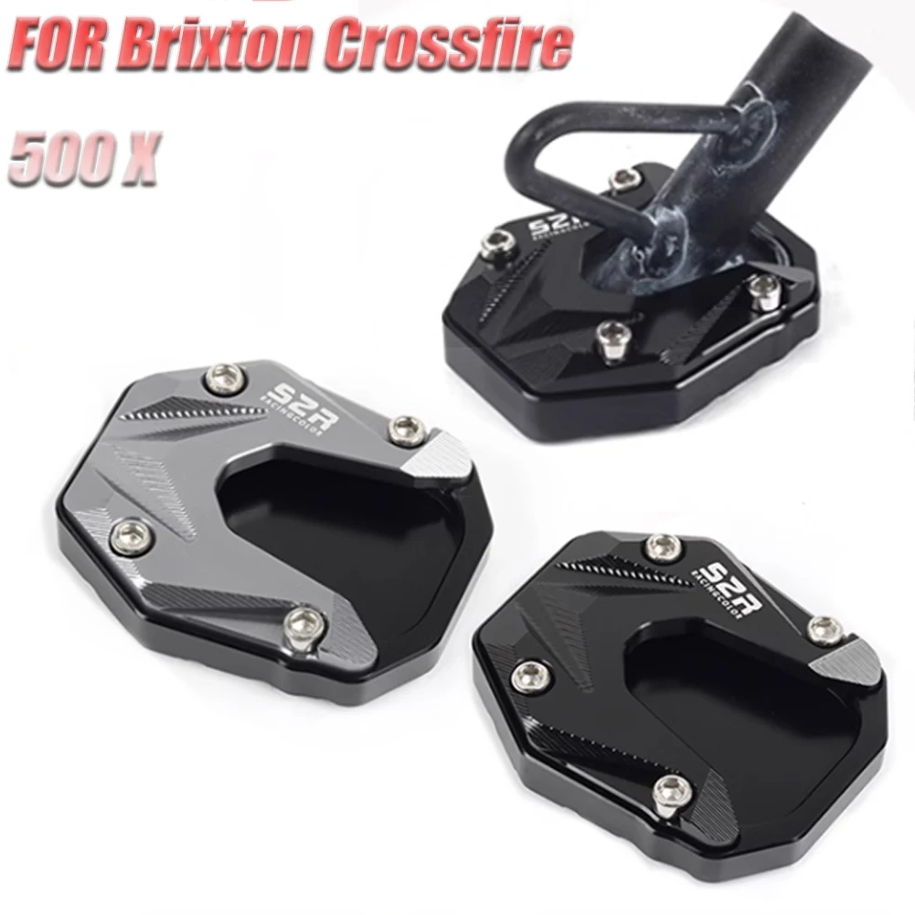 Motorcycle-Foot-Pad-Side-Stand-Kickstand-Side-Stand-Extension-Foot-Pad ...