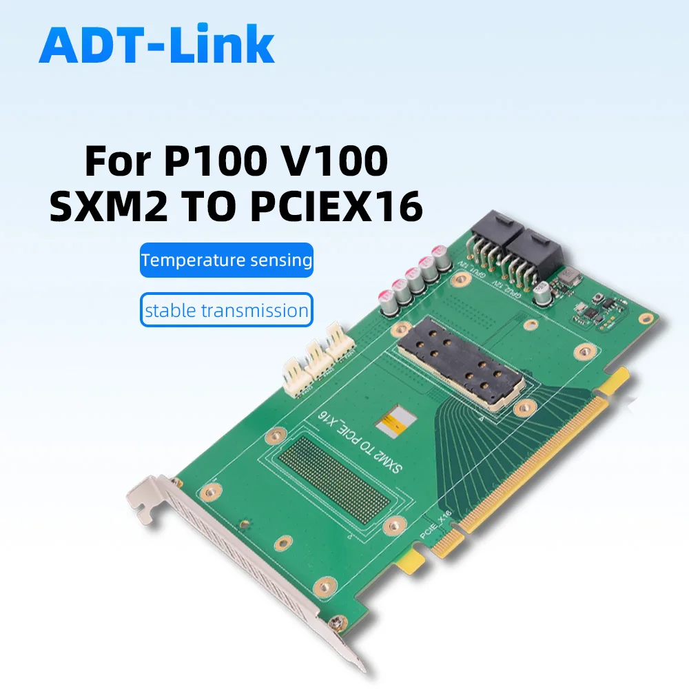 SXM2 To PCIE X16 Adapter Board for Nvidia P100 V100 Module Graphics ...