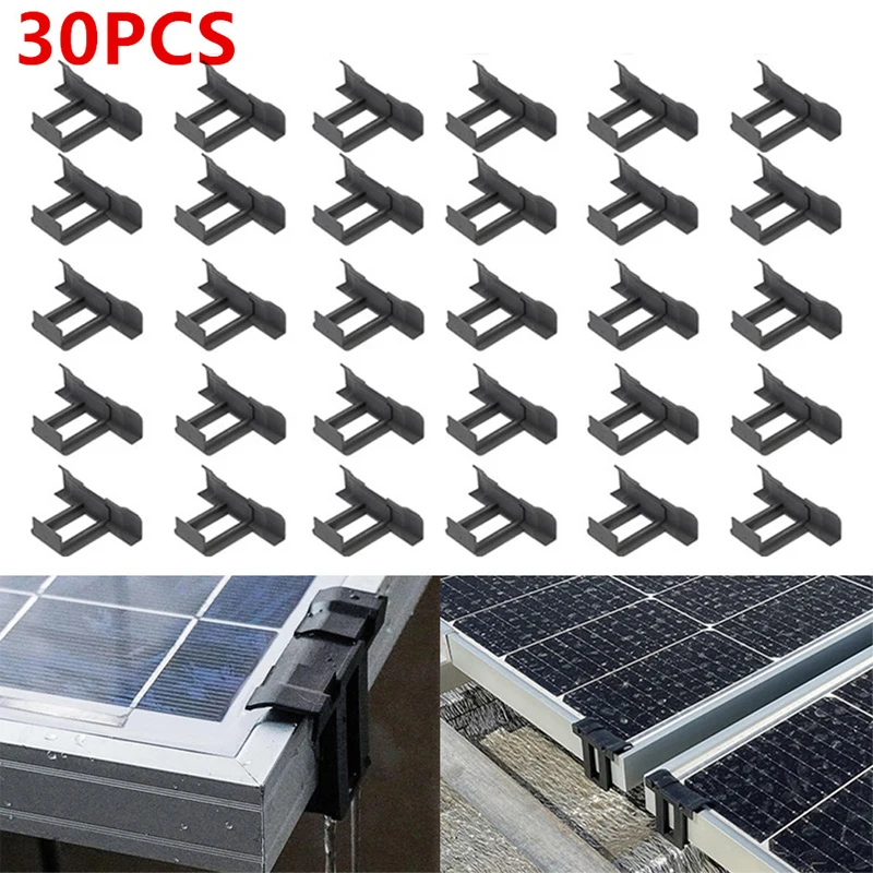 30-60pcs-Solar-Panel-Frames-Water-Drained-Away-Clip-Thickness-30-35 ...
