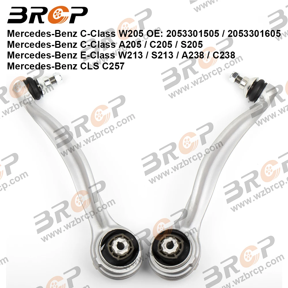 BRCP-Pair-Front-Lower-Suspension-Bent-Control-Arm-For-Mercedes-Benz-C-E ...