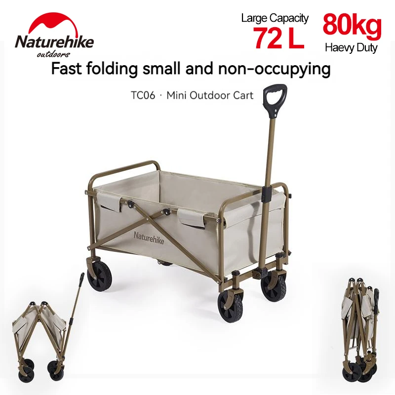Naturehike-Folding-Small-Trolley-Cart-Wagon-Handcart-Pushcart-for ...