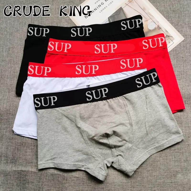 Boxer-Confortable-en-Coton-pour-Homme-Culotte-de-dehors-Sous-V-tement ...