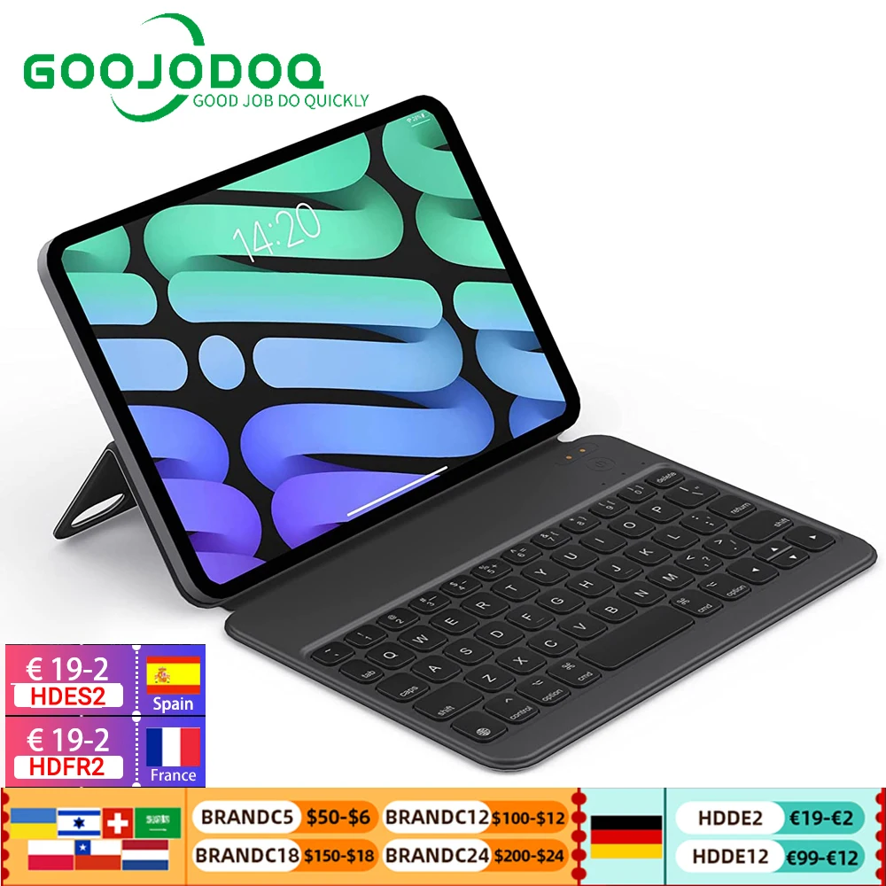 For Ipad Magic Keyboard Ultra Slim Wireless Keyboard For Ipad Mini 6 ...