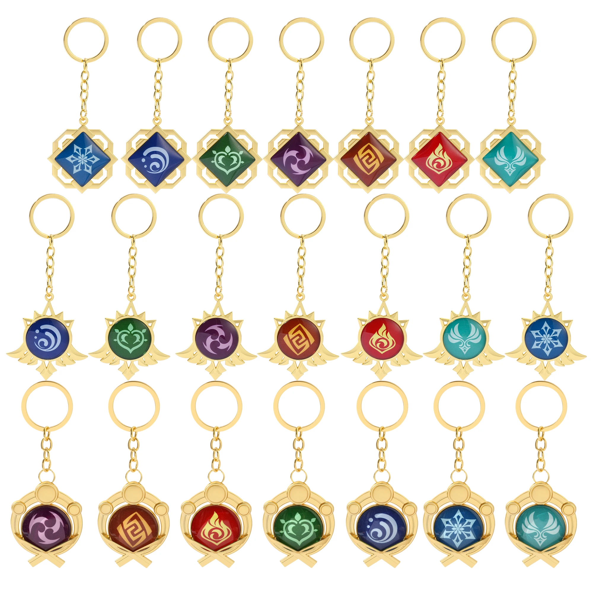 Game-Genshin-Impact-Vision-Lnazuma-Ganyu-Keqing-Wendi-Xiao-Keychain ...