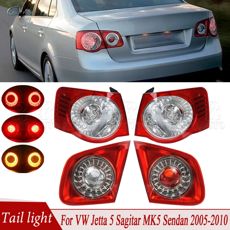 Car-LED-Tail-Lamp-Assembly-For-Volkswagen-VW-Jetta-5-Sagitar-MK5-Sendan ...
