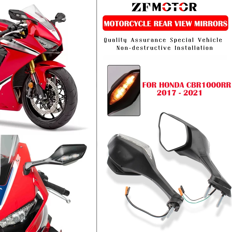 Honda Cbr1000rr Mirrors Turn Signal | Rear View Mirror Honda Cbr 1000rr ...